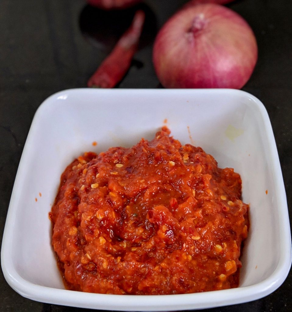 Erra Karam Chutney - Tastite